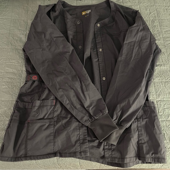 WonderWink | Jackets & Coats | Wonderflex Grey Jacket | Poshmark